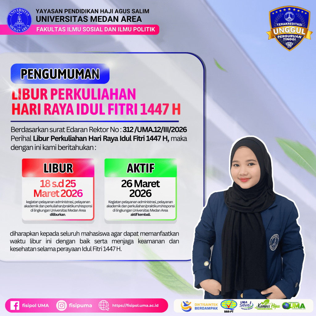 Pengumuman Libur Kuliah Hari Raua Idul Fitri 1447 H - Fakultas Fisipol ...